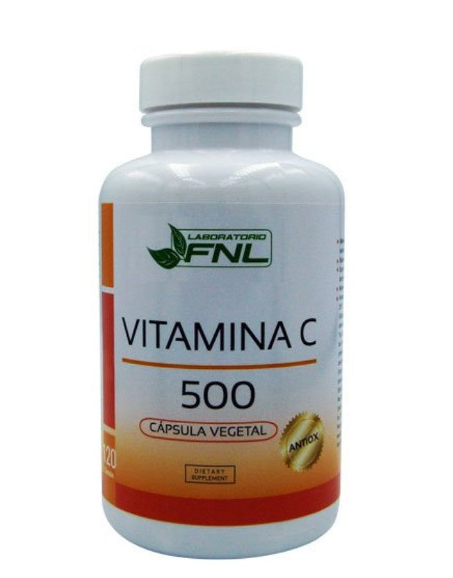 Vitamina C 500 mg, 120 cápsulas – Mixgreen.cl