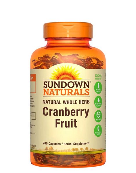 Cranberry Fruit, 200 caps. Sundown – Mixgreen.cl