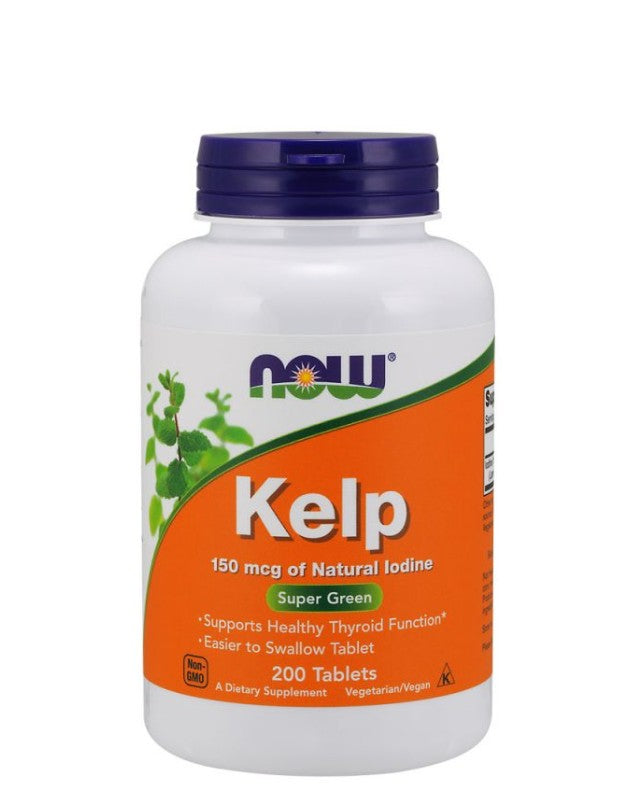 Kelp 150 mcg, 200 tabs, Now – Mixgreen.cl
