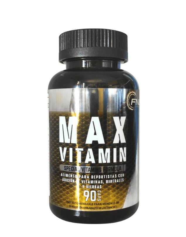 Multivitamínico Max Vitamin, 90 cáps, FNL – Mixgreen.cl