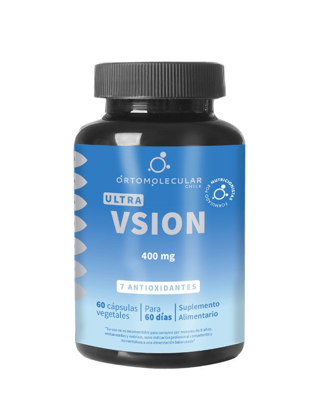Ultra Vision 399 mg, 60 cáps. Ortomolecular – Mixgreen.cl