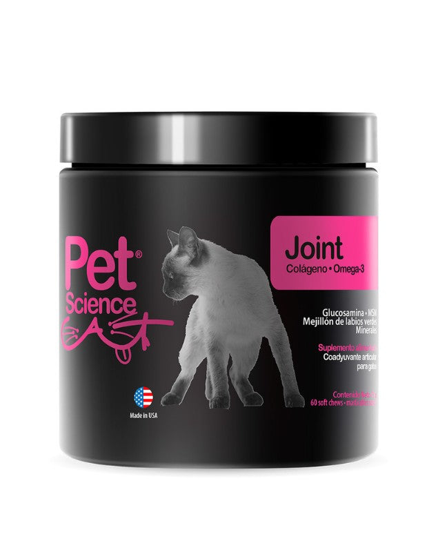 Cat Joint, Colágeno + Omega Gatos, 60un. PetScience – Mixgreen.cl