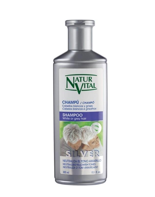 Shampoo Silver para Cabello Blancos O Grises, 300 ml – Mixgreen.cl