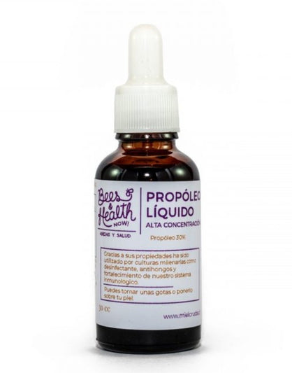 Propóleo en Gotas Al 30%, Alta Concentración, 30 cc, marca Bees and ...