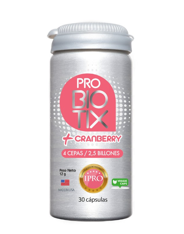 ProBiotix + Cranberry, 30 cáps, Newscience – Mixgreen.cl